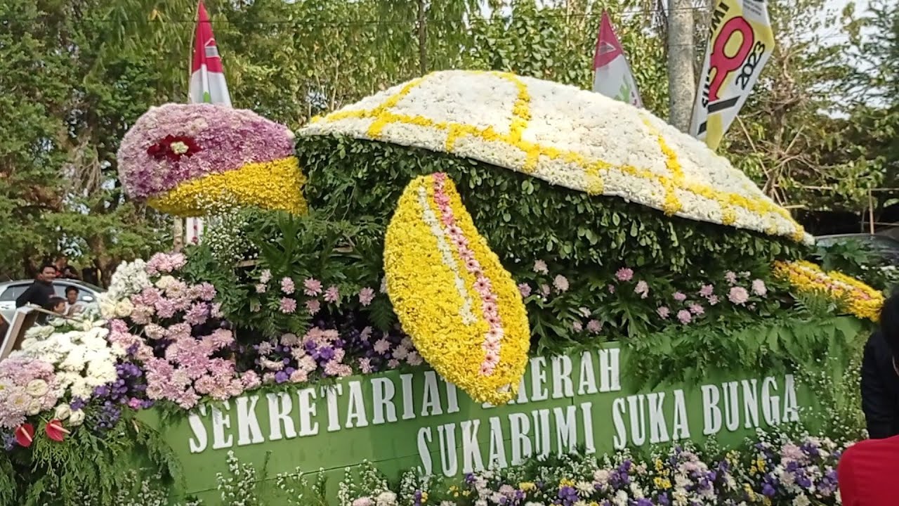 festival bunga Sukabumi sukabunga, ulangtahun kabupaten Sukabumi - YouTube