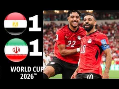 Egypt vs Iran 1 1 Highlights & Mahmoud Saber Goal vs iran  in a Thrilling Draw! 🔥