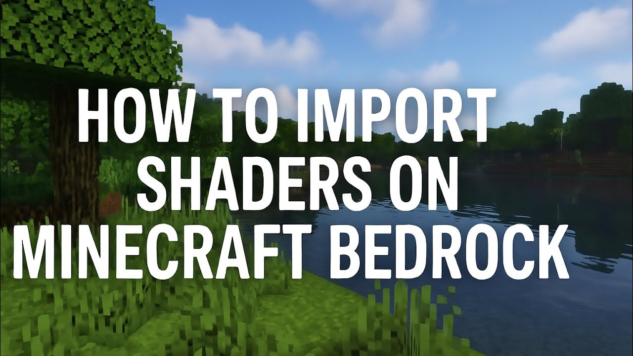 How to import Shaders/Texture on Minecraft bedrock 1.21+ | (Easy tutorial)! - YouTube
