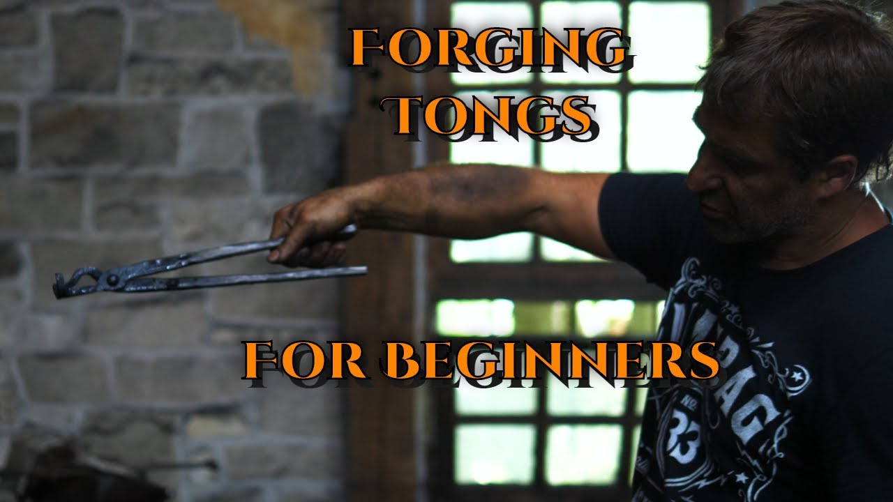 How to Forge a Pair of Tongs - Forging Tongs for Beginners - YouTube