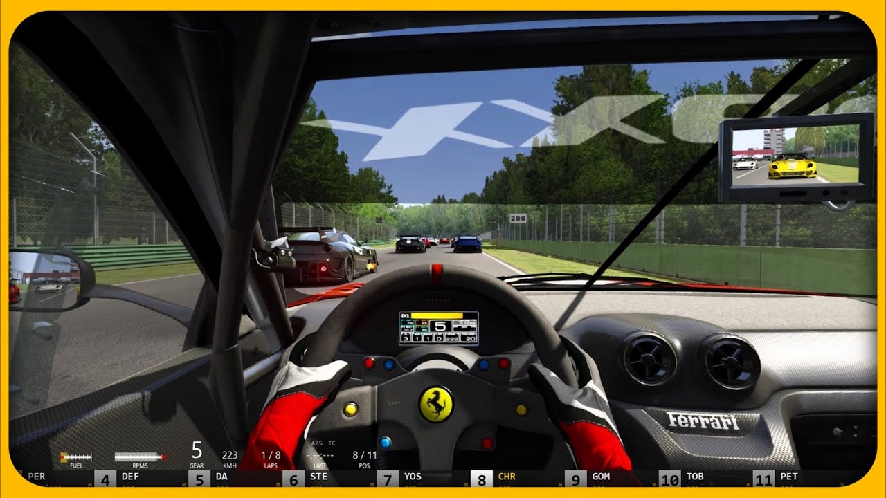Assetto Corsa (Career) - T4 Event 5 - Ferrari 599XX EVO - Imola - YouTube