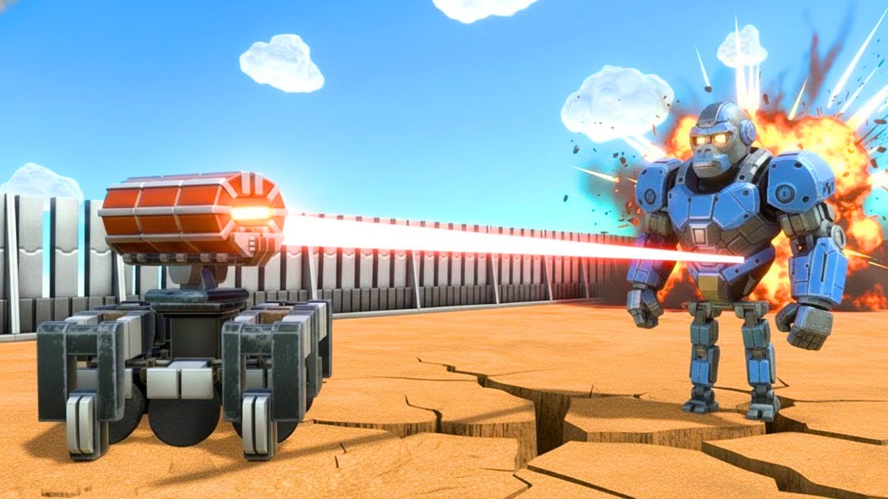 💥 100 B-DROIDS vs 20 ELECTRO SLINGS ⚡ | Ultimate Robot War in AGE of ...