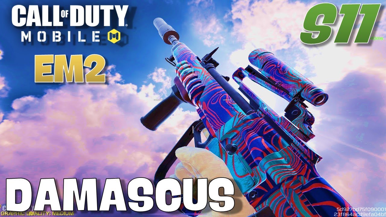 COD Mobile EM2 DAMASCUS BUILD - YouTube