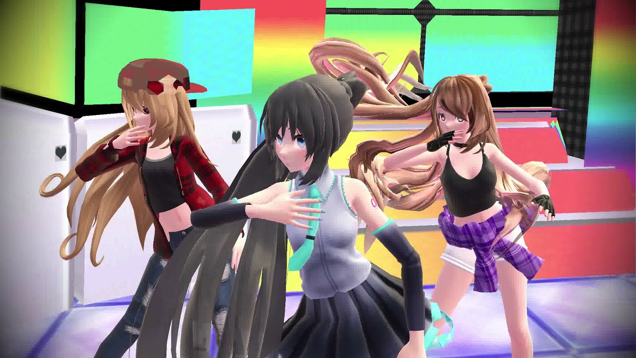 [MMD x Lunity] Live for the Night - YouTube
