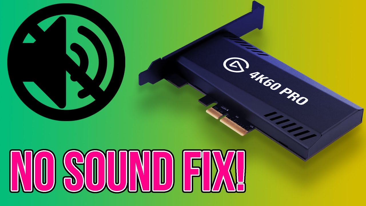 How to fix Elgato sound (4k60 pro Mk2) - YouTube