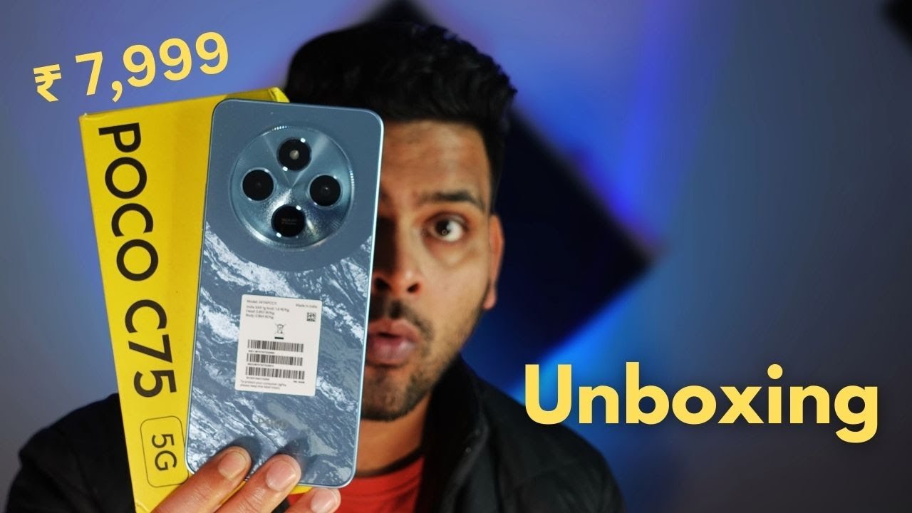 POCO C75 5G Unboxing & First Impressions: A Big Phone for the Price ...