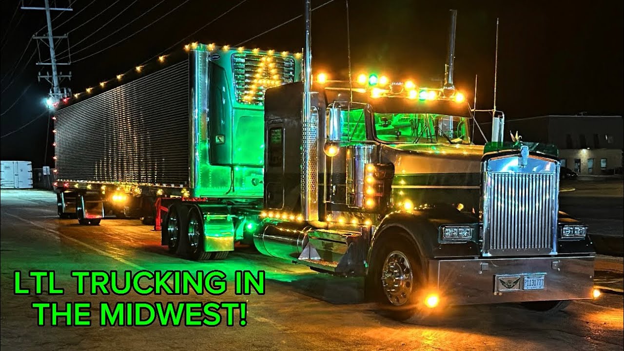 Day In The Life of An LTL Truck Driver! | Midwest Run - YouTube