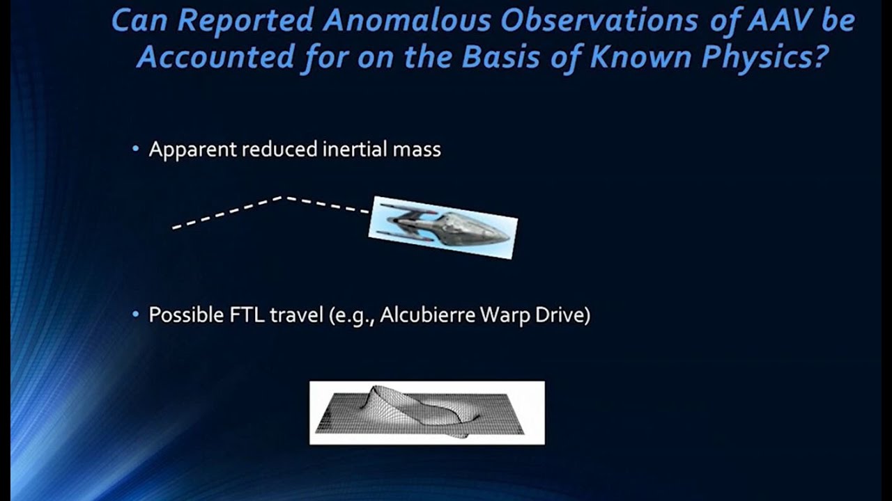 Dr Hal Puthoff Presentation on UFOs in 2018 - YouTube