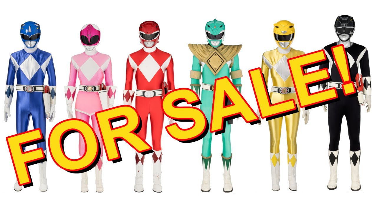 Hasbro Selling ALL Power Rangers Suits and Props! - YouTube