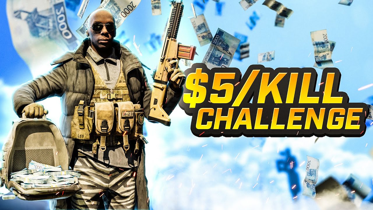GROUND LOOT SCAR CHALLENGE IN WARZONE!!! $5 A GROUND LOOT SCAR KILL ...