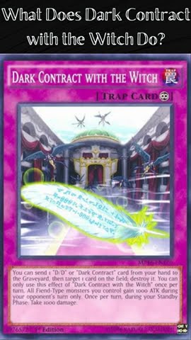 What Does Dark Contract with the Witch Do? - YouTube