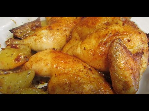Poulet rôti croustillant au four/ Crispy Roasted Chicken - So Fresh ...