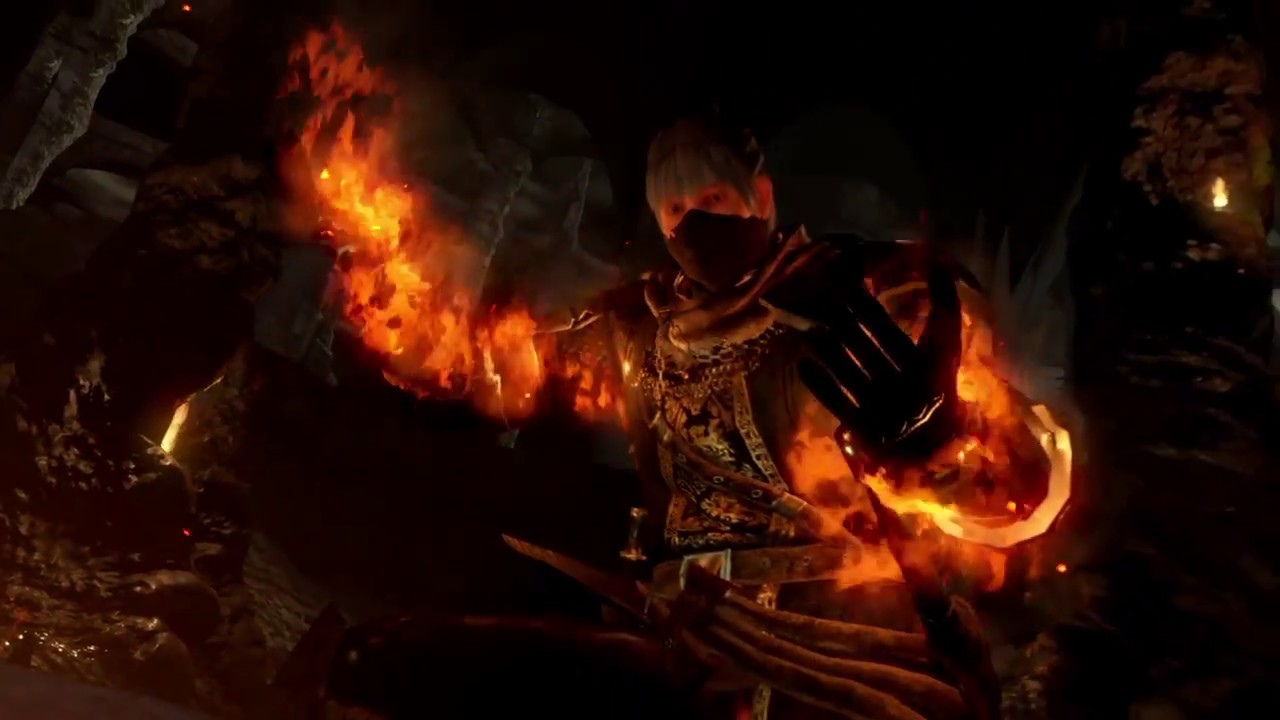 Dark Souls Remastered / Ending - To Link the Fire / Credits - YouTube