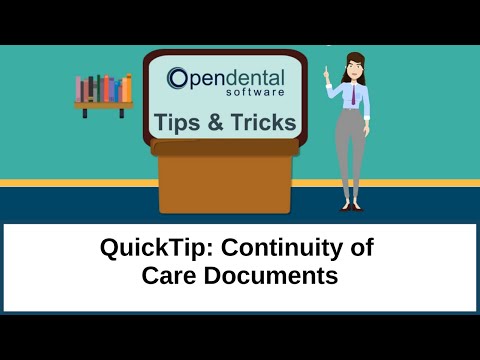 QuickTip: Continuity of Care Documents - YouTube
