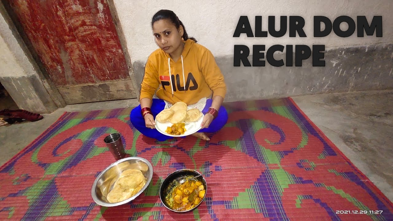 Luchi alur dom recipe || bengali break first easy recipev #maldablog # ...