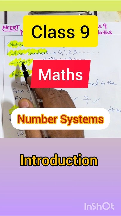Introduction Class 9 Maths Number Systems #shorts #maths#cbse - YouTube