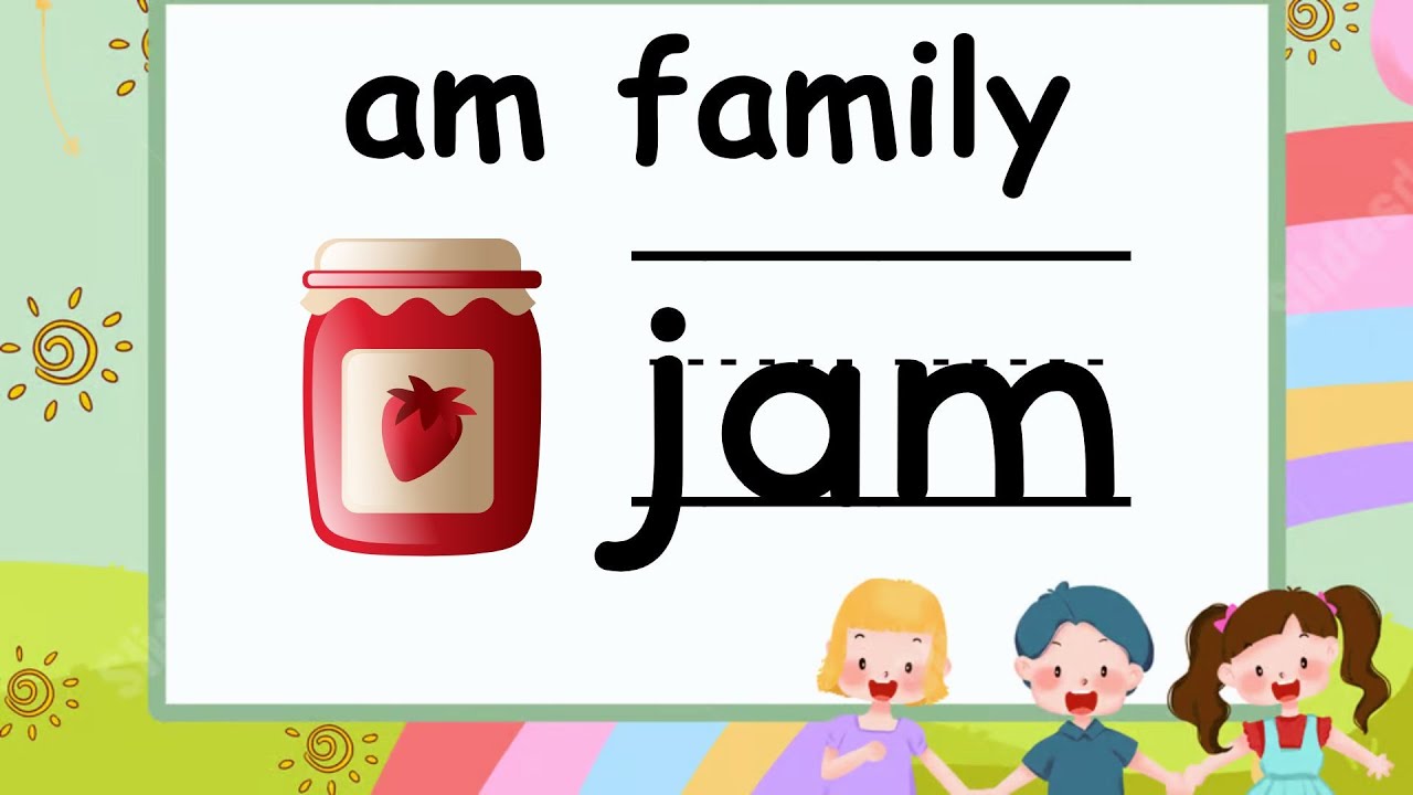 Word Family _am | Sam Had Ham | Phonics | Phonics CVC Words for ...