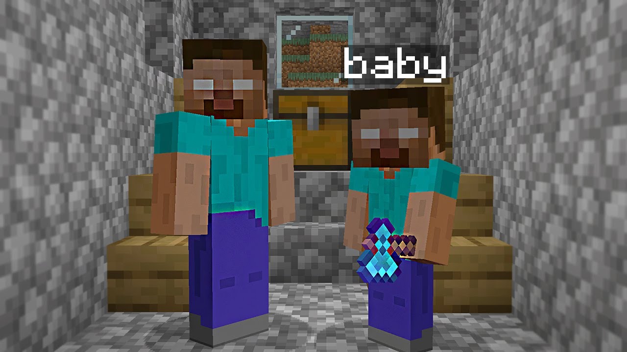 Story of little Herobrine in minecraft By Scooby Craft - YouTube