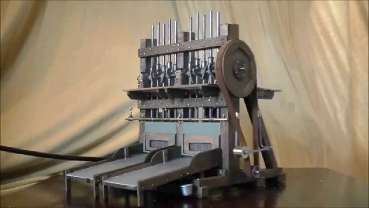 Live Steam Stamp Mill - YouTube
