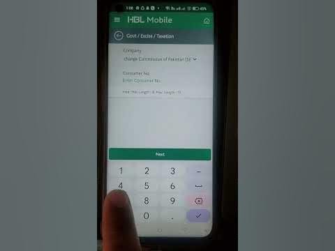 How to Pay SECP Challan Through HBL App - YouTube