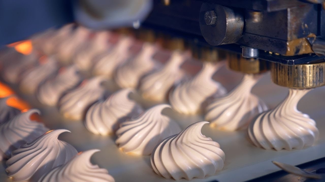 HOW IT'S MADE CHOCOLATE COATED MARSHMALLOW ? Mass Production Process In ...