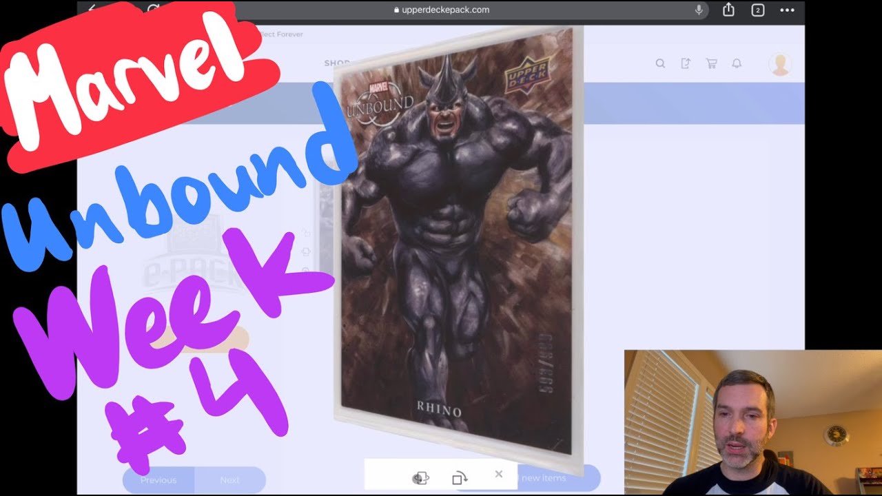 Marvel Unbound 2022 Week 4 Pack Opening! Rhino Upper Deck e-Pack comic ...