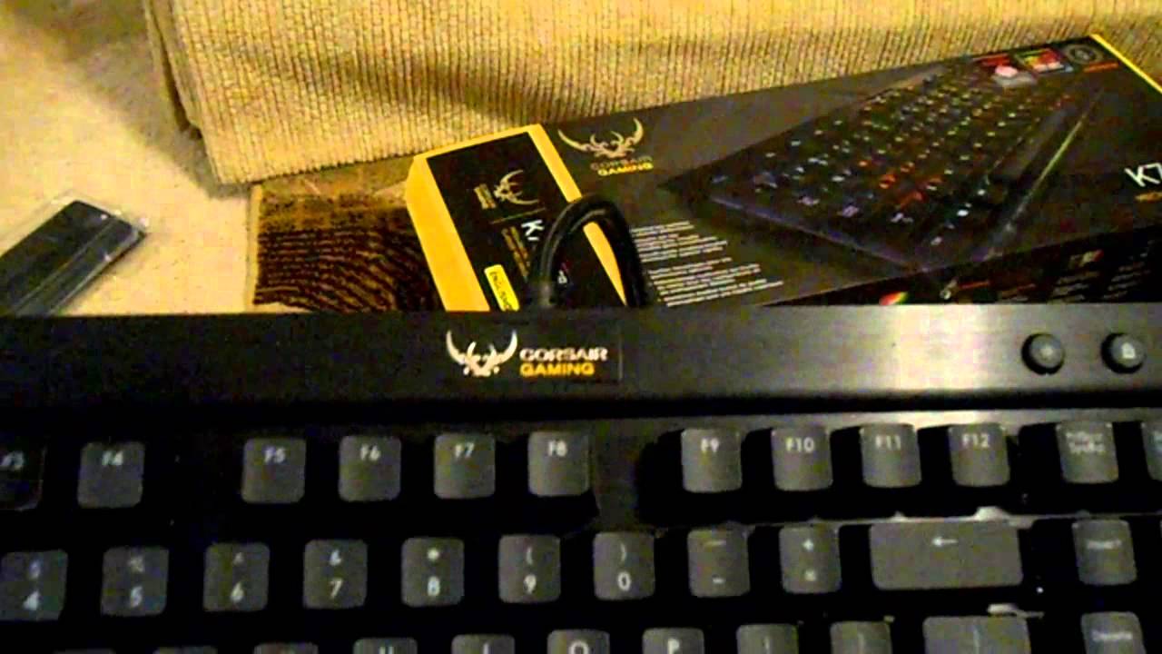 corsair k70 rgb keyboard unboxing - YouTube