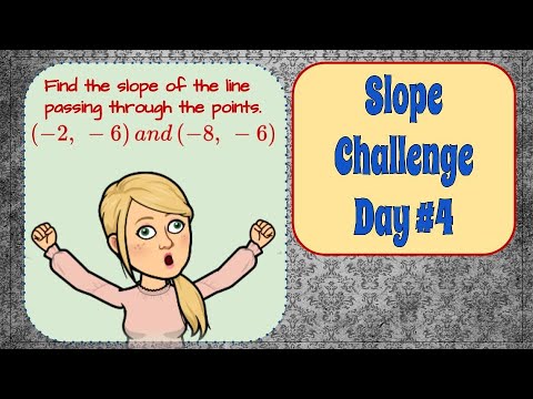 Finding Slope Between Two Points Challenge Day #4 | 8.EE.B.6 💗🖤 - YouTube