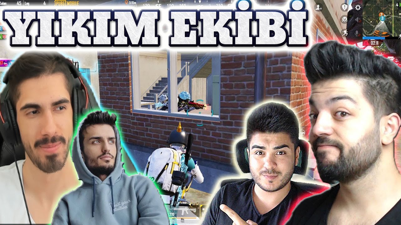 YIKIM EKİBİ İLE T-REX YARGISI ERSİN YEKİN,FLEXİBLE,MACHİNE !! PUBG ...