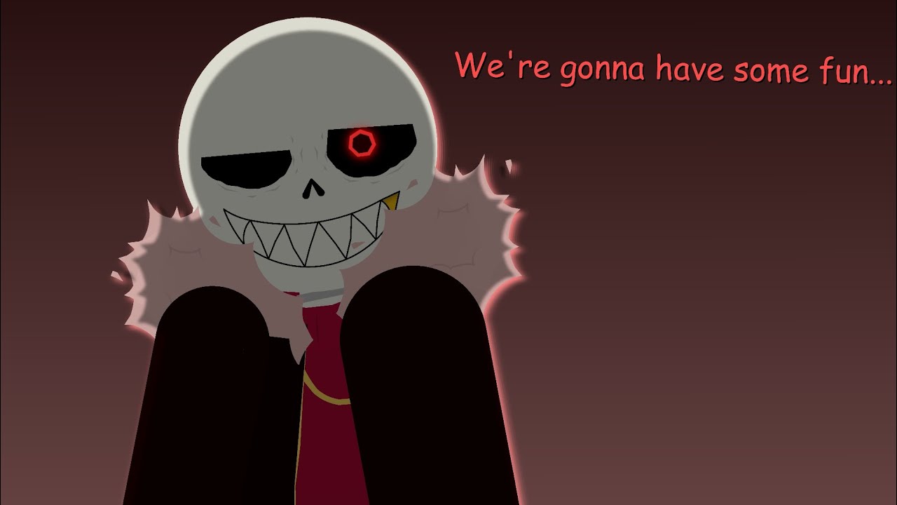 A very serious underfell sans animation. [Stick Nodes] - YouTube