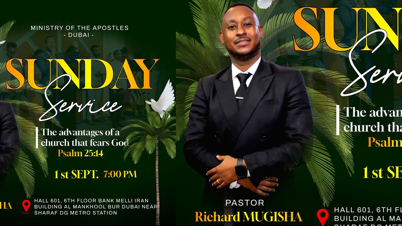 SUNDAY SERVICE WITH PAST RICHARD | 1ST SEPTEMBER. | APOSTLES MINISTRY ...