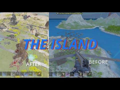 WIPED ICE CAVE AND DROPED GACHA TOWER ISLAND BIG LOOT ark survival ...