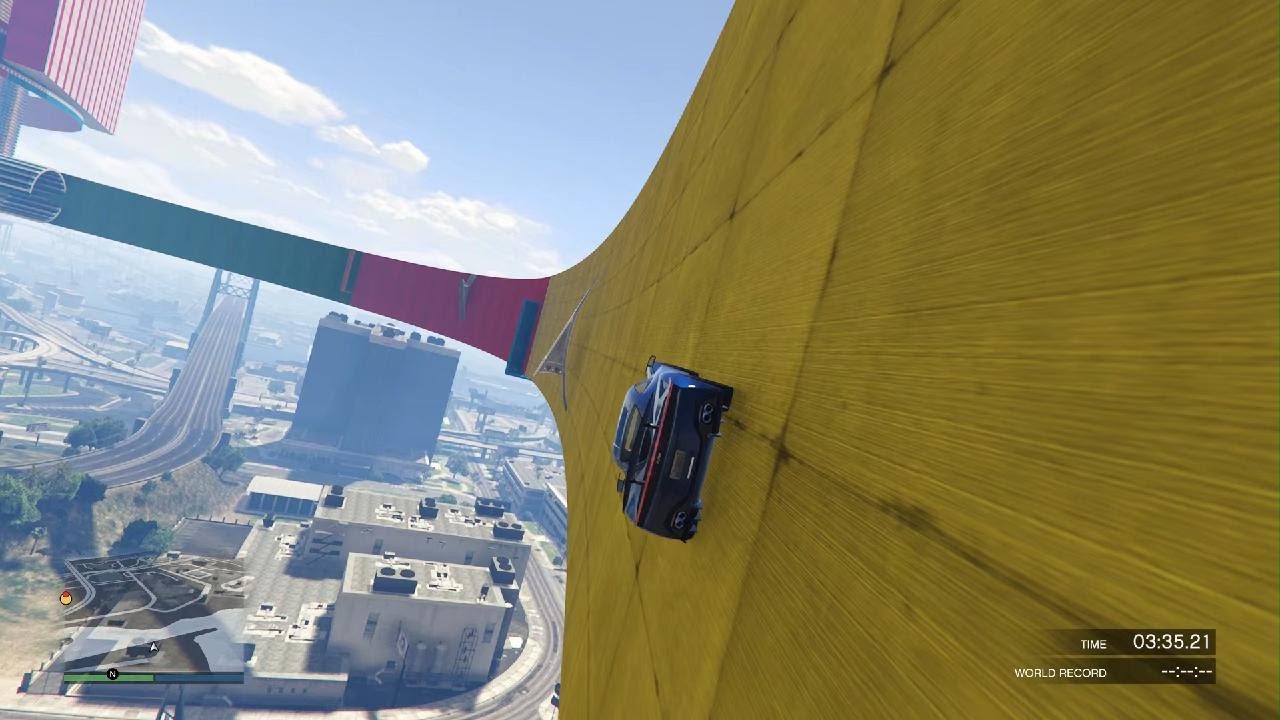Cap Wall Obstacle #1 PS5 GTA RACE - YouTube