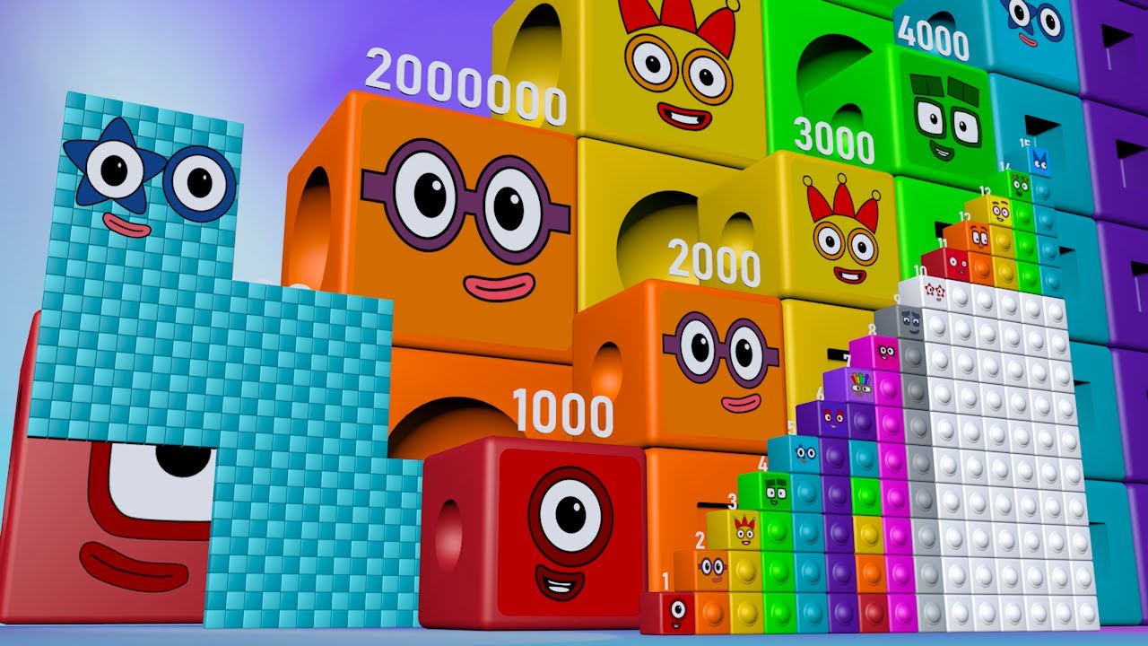 Numberblocks Puzzle Step Squad 50 500 500,000 25,000,000 MILLION ...