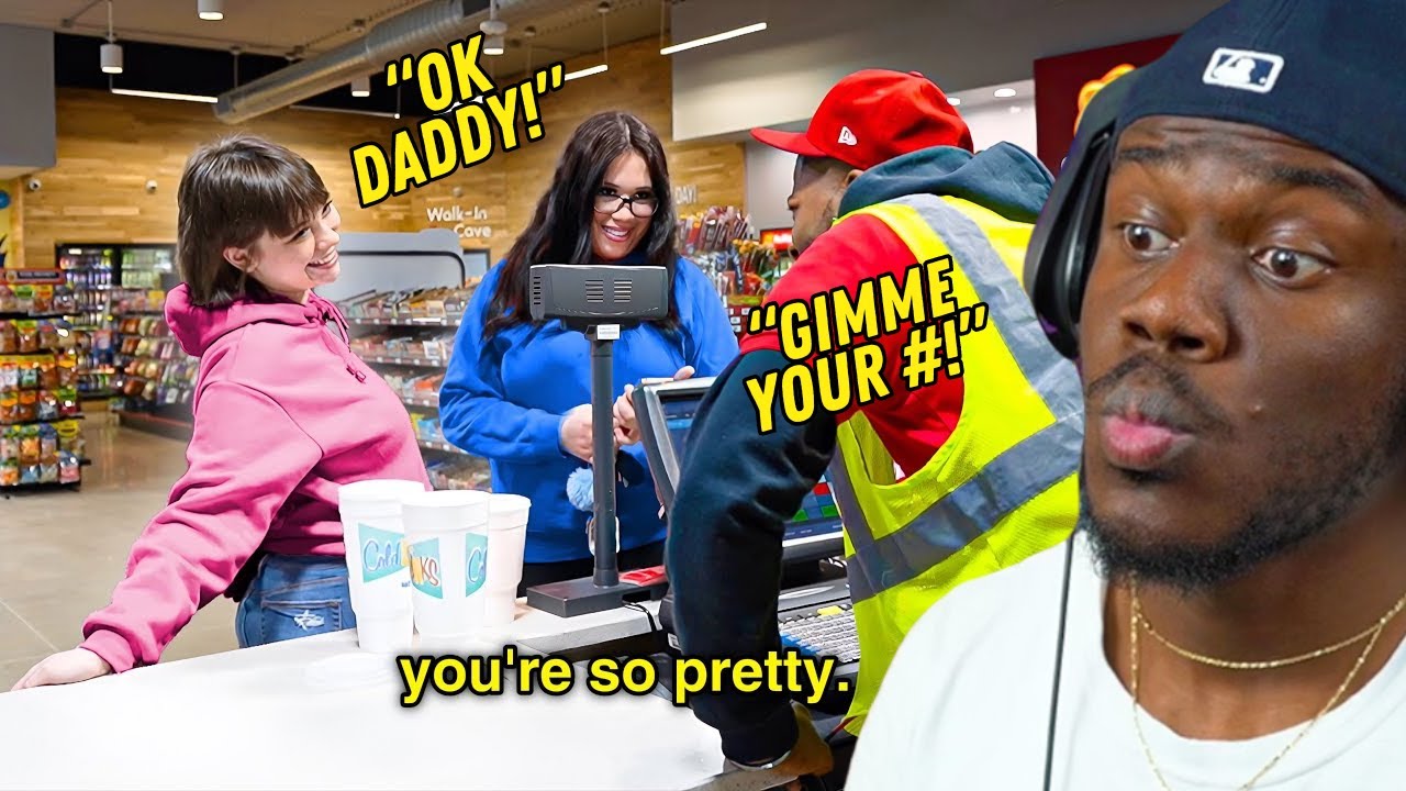 Guy Tries To Rizz Girl While Working Behind Cash Register! - YouTube