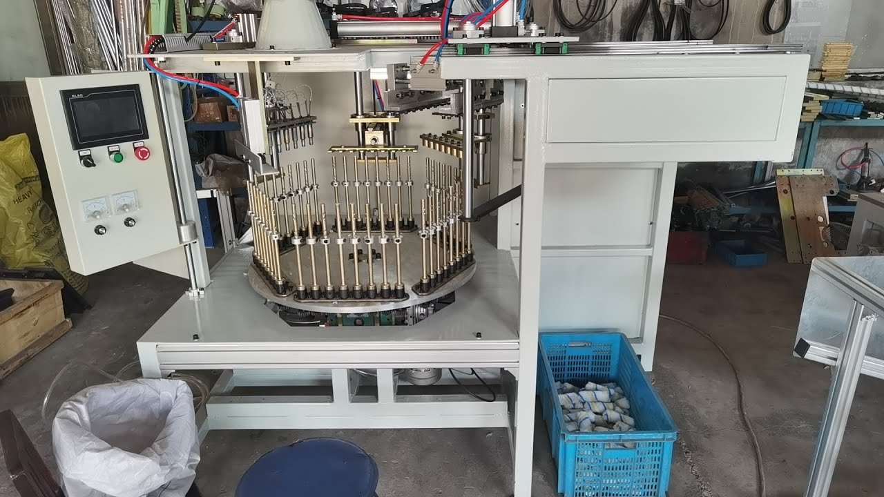 Mini Roller End Closing Machine - YouTube