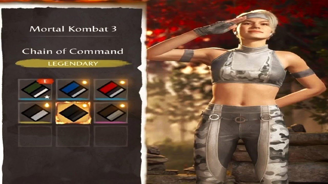 MK1 - Sonya Blade All Mk3 Skins - YouTube