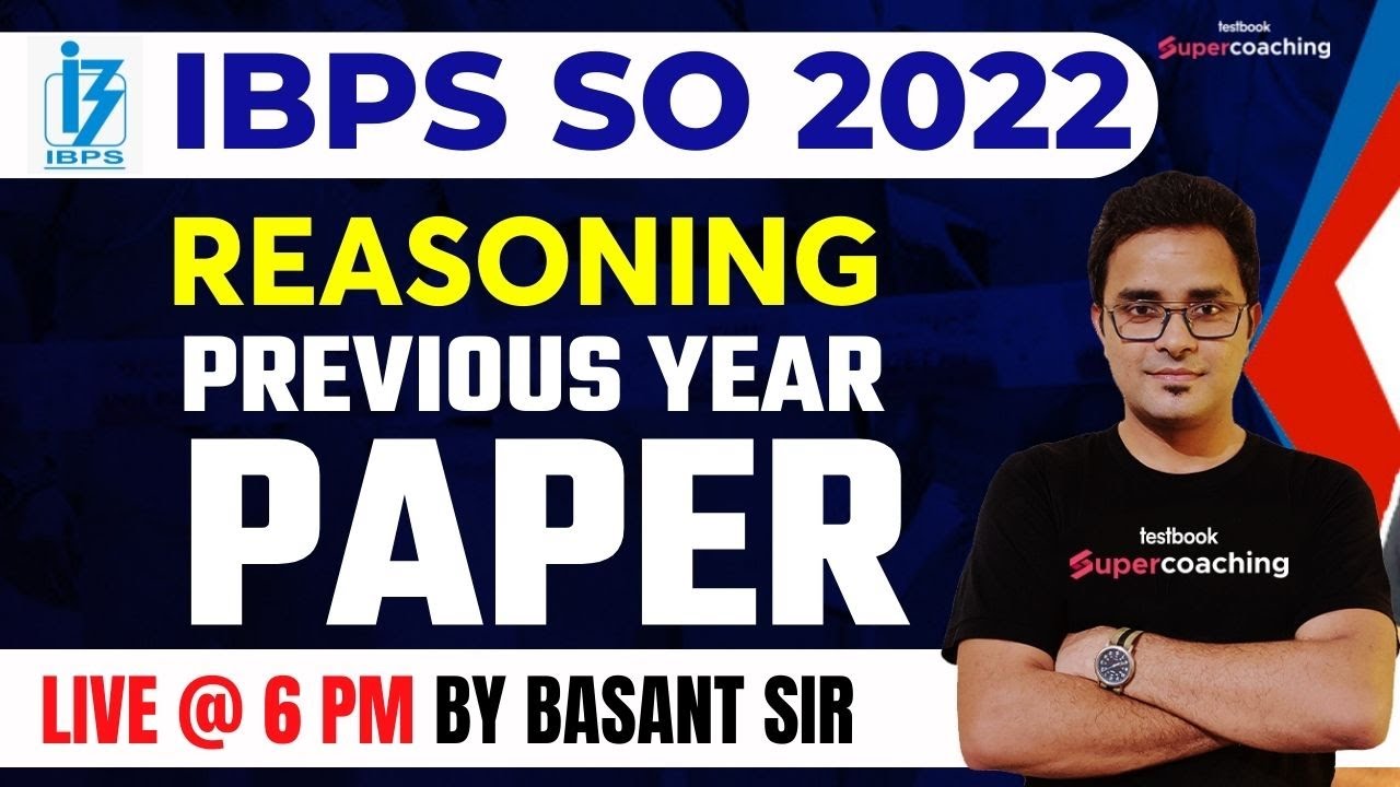IBPS SO Previous Year Paper | Reasoning | IBPS SO Pre 2022 Reasoning ...