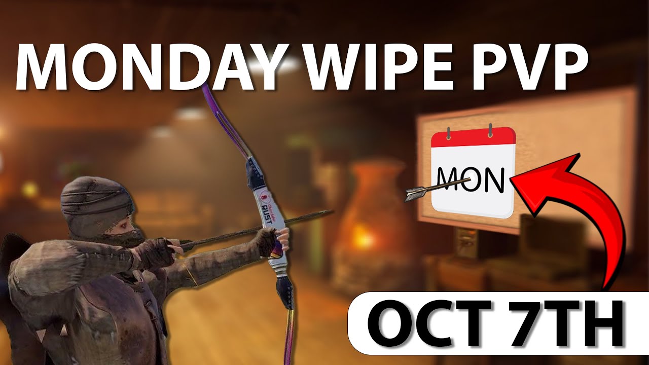 RUST MONDAY WIPE PVP 9K HOURS | OCTOBER 7TH WIPE - YouTube
