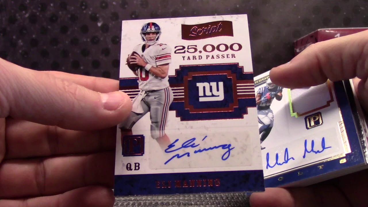 2017 Pantheon & Trinity NFL 4 Box Serial #s GB - YouTube