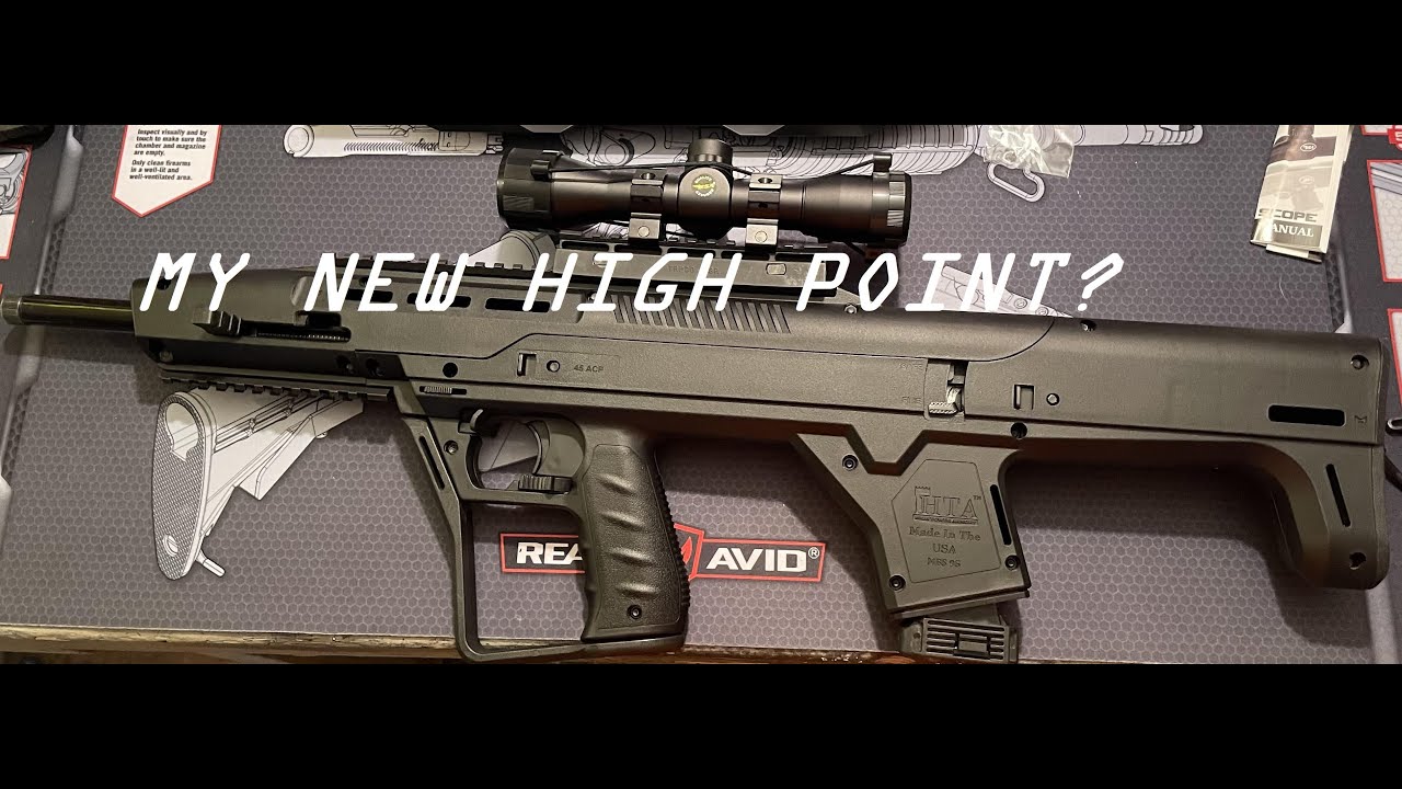 Hi-Point 4595TS Carbine 45 Auto / High Tower Conversion - YouTube