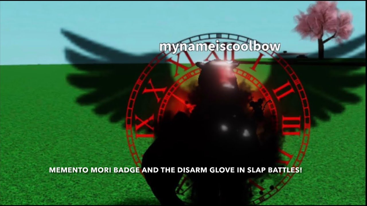 HOW TO GET THE MEMENTO MORI BADGE AND THE DISARM GLOVE IN SLAP BATTLES ...