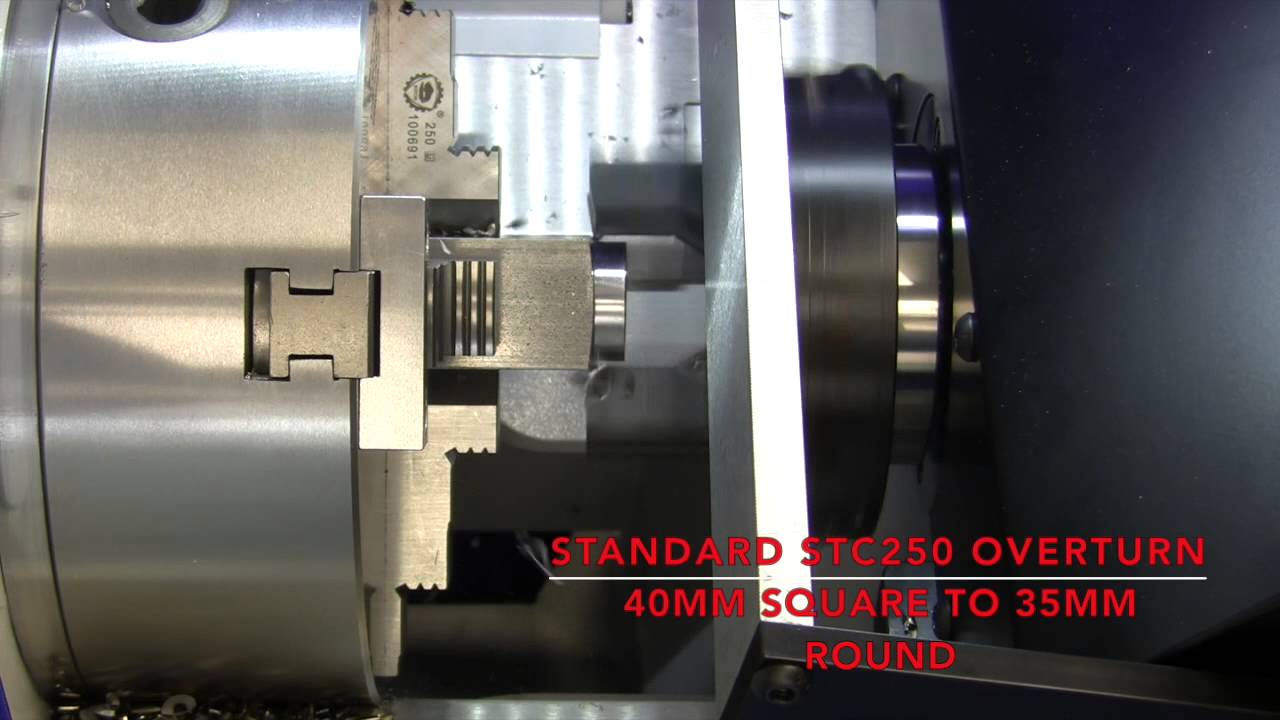FOUR JAW CHUCK, SQUARE BAR CHAMFERING - YouTube