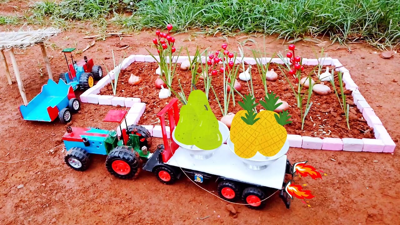 diy mini tractor making agriculture cultivation for vegetables farming ...
