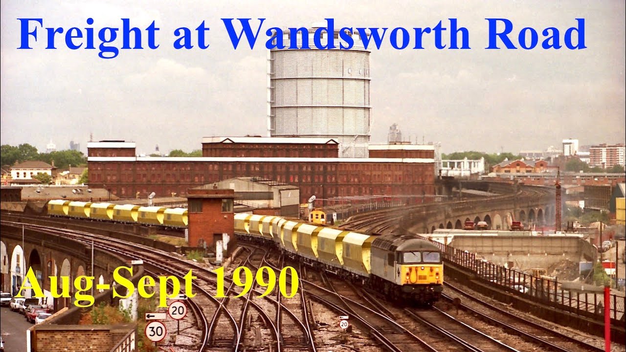 Trains in the 1990s - Freight at Wandsworth Road - August/ Sept 1990 ...