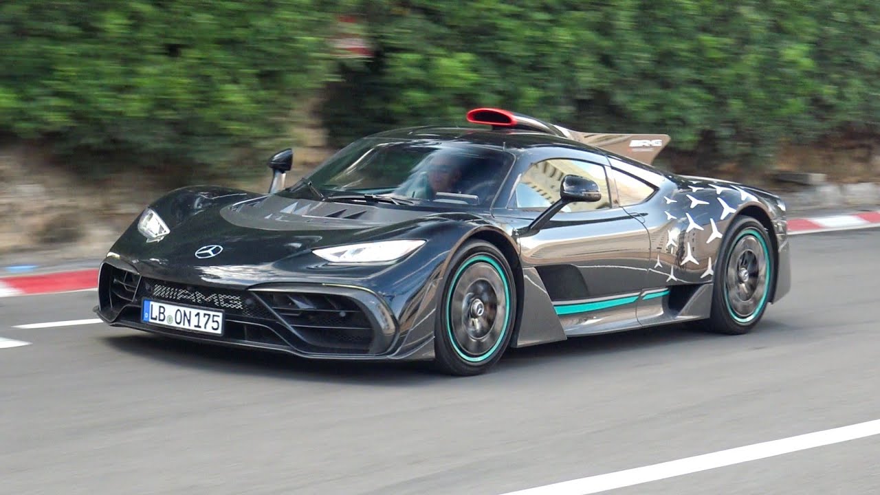 5M€ Street Legal F1 Hypercar AMG Project ONE in the streets of Monaco ...
