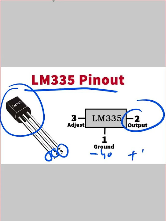 lm335 temperature sensor |lm335 ic working - YouTube