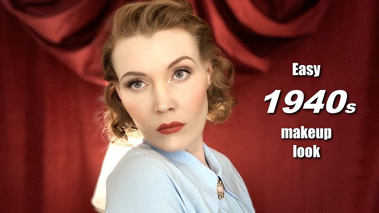 Easy 1940s makeup inspired by Gene Tierney - YouTube