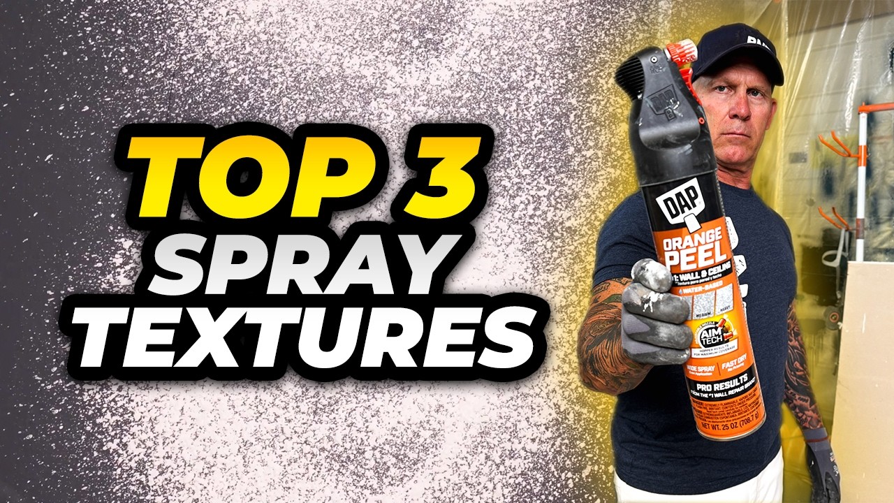 Ultimate Test: DAP Spray Texture for Flawless Drywall Repairs! - YouTube