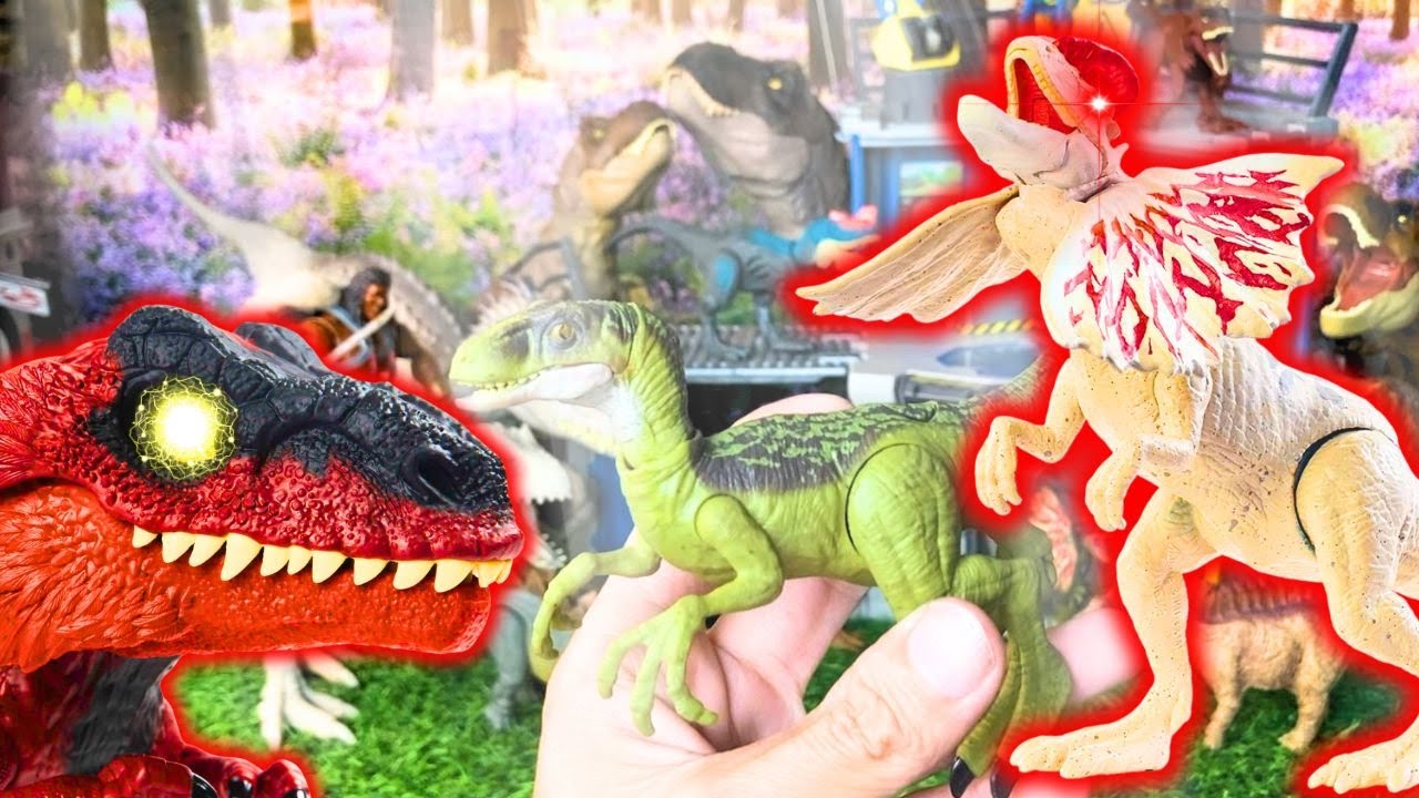 Dinosaur Club: Epic Velociraptor, Dimetrodon, Pyroraptor, Dilophosaurus ...